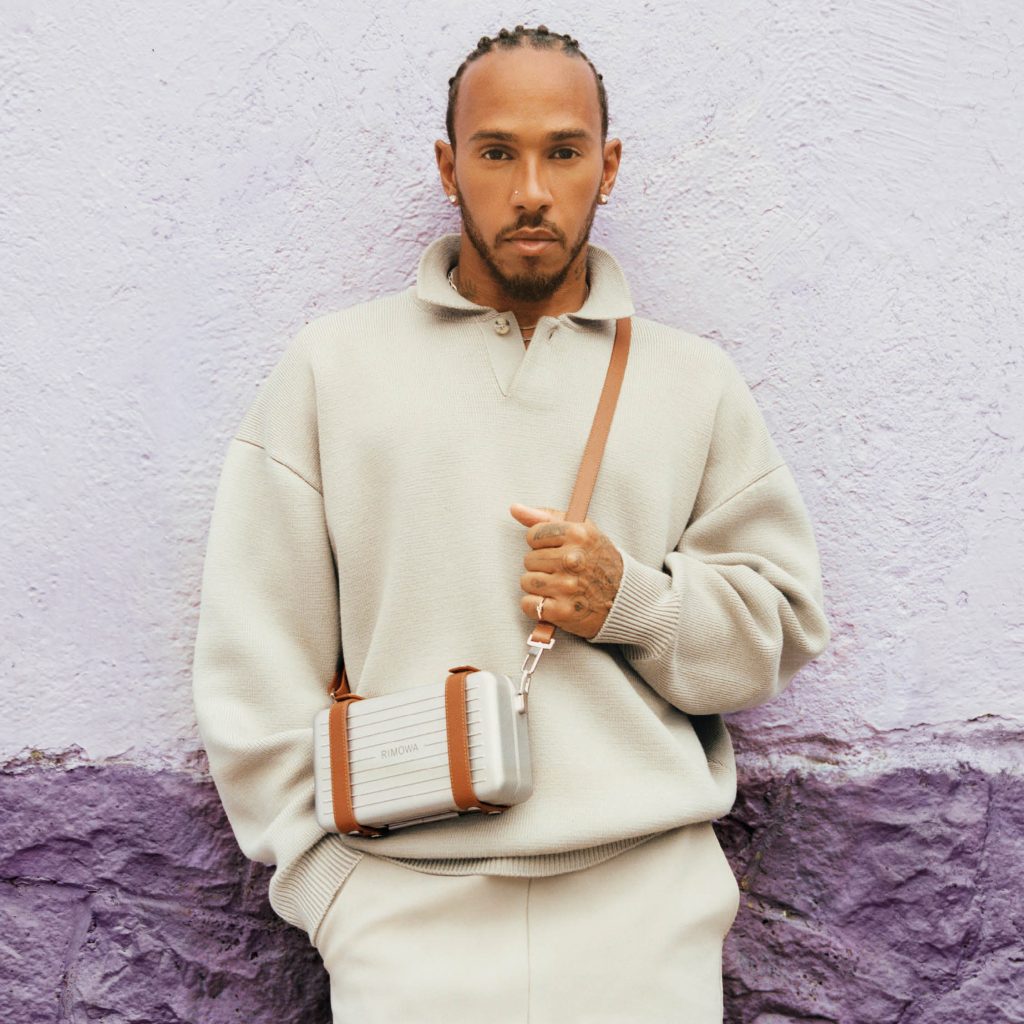 Rimowa apresenta uma nova campanha global com Sir Lewis Hamilton, Rosé ...